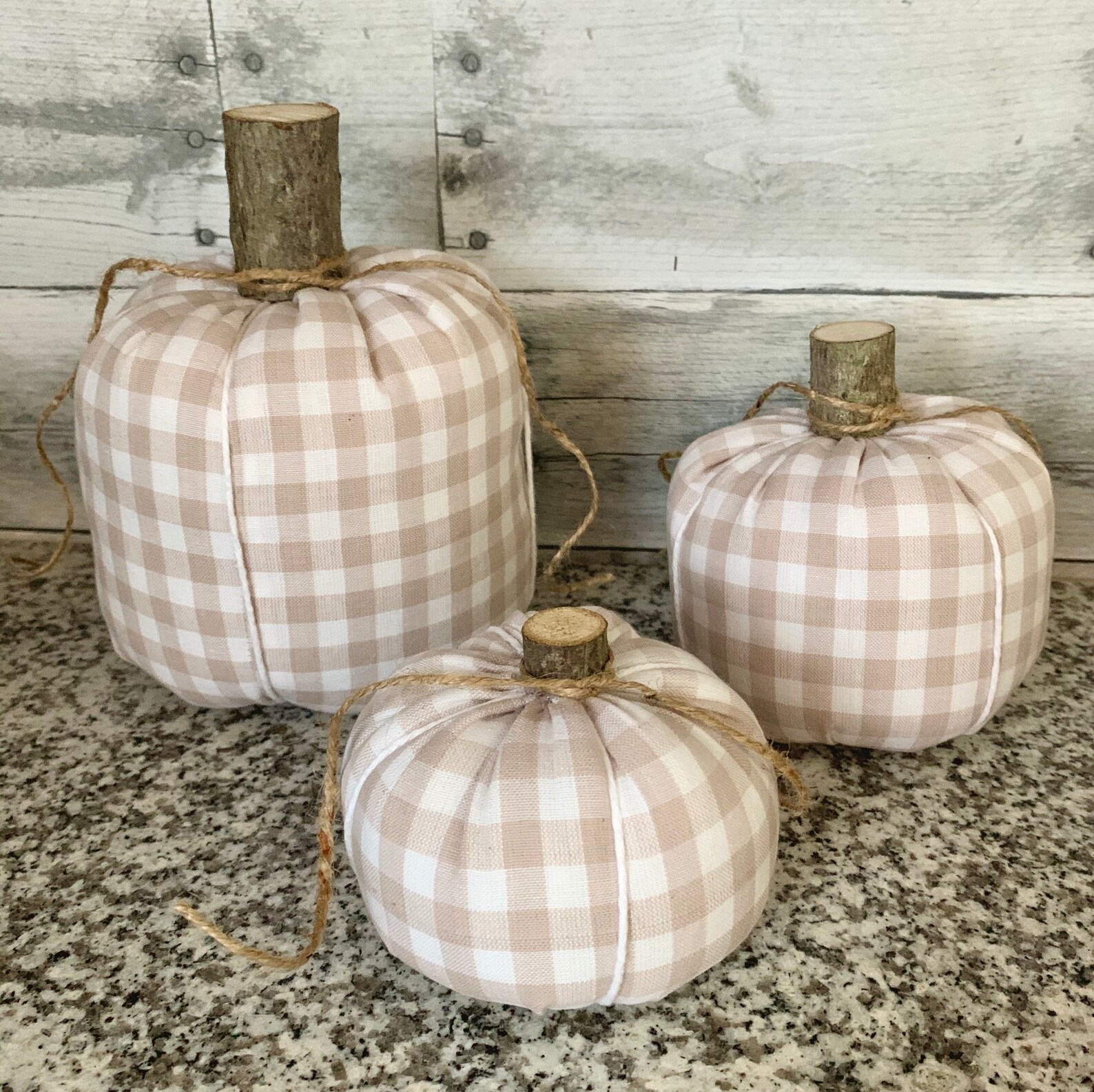 Farmhouse Pumpkins Set of 3 Farmhouse Decor Fall Decor - Etsy