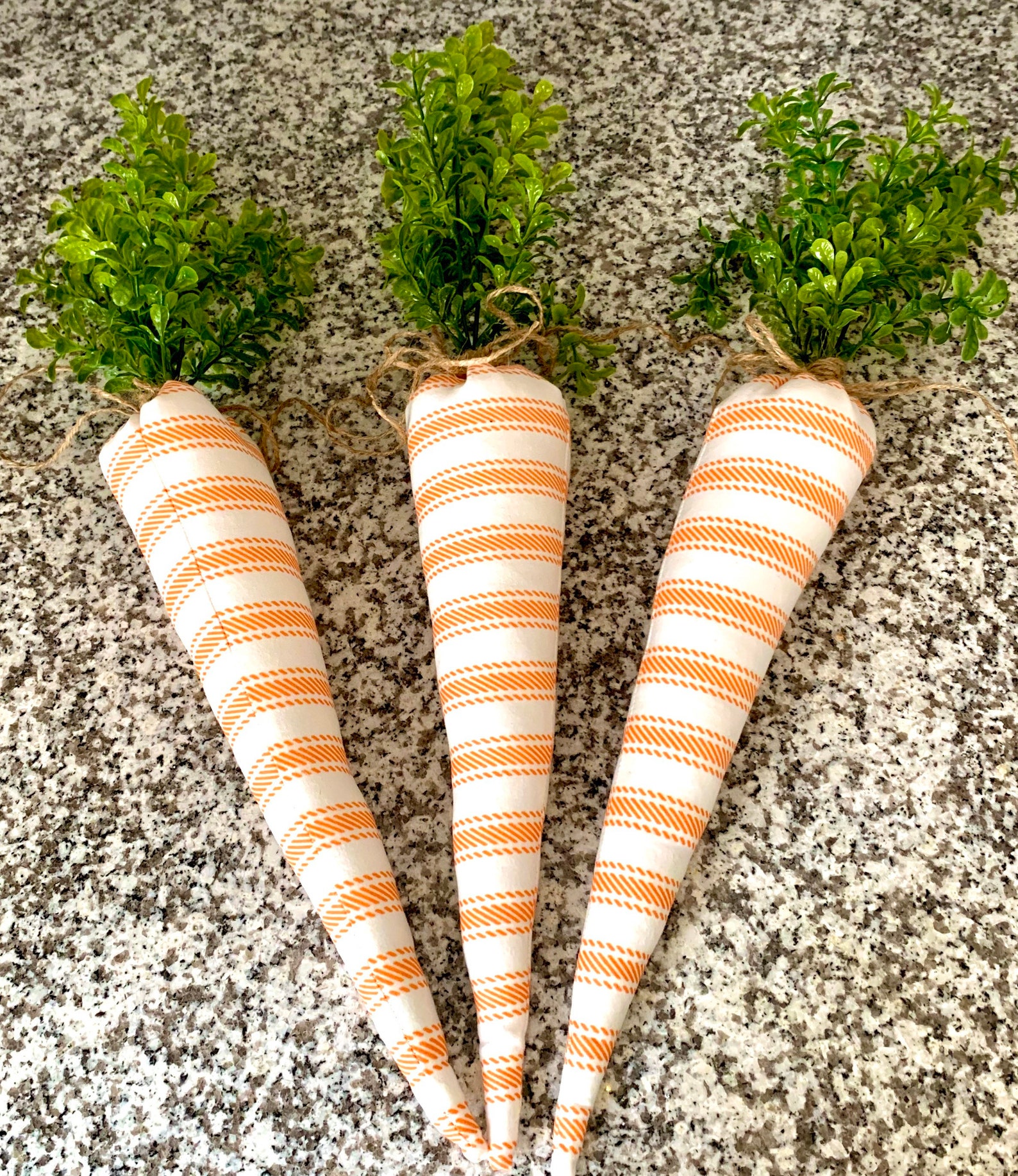 Fabric Carrots Farmhouse Easter Easter Decor Carrot Bowl | Etsy