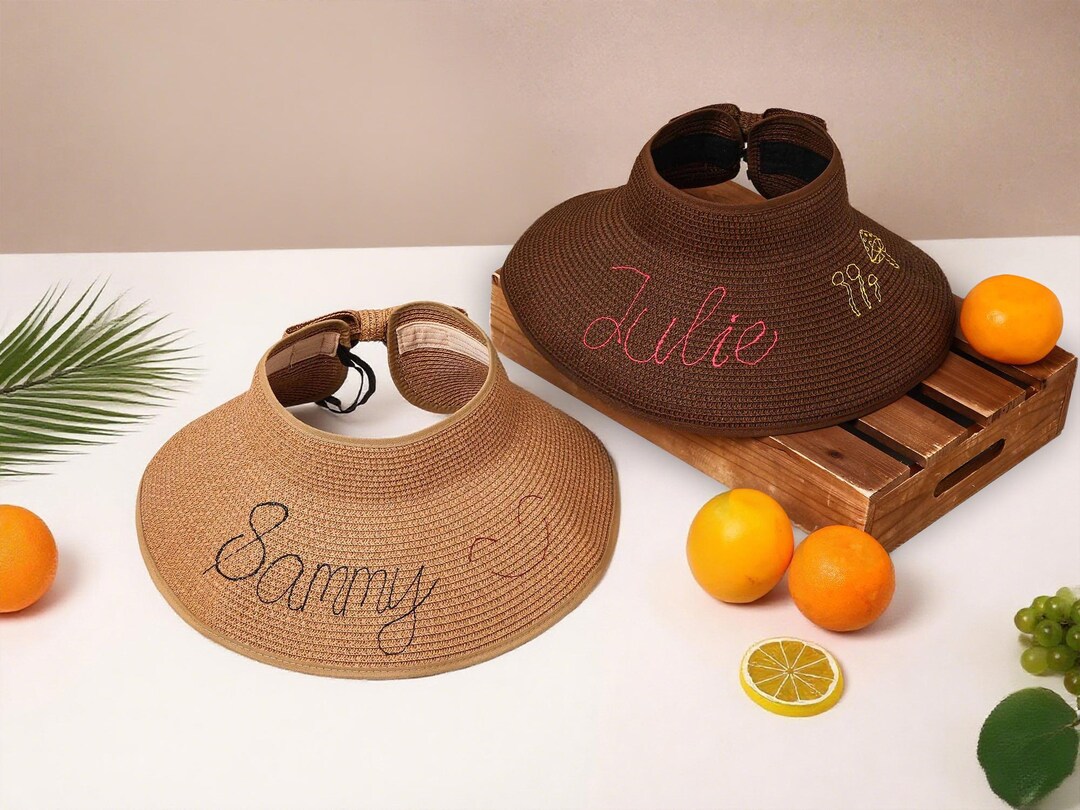 Custom Floppy Beach Hat,custom Beach Hat,women's Wide Brim Straw Hat ...