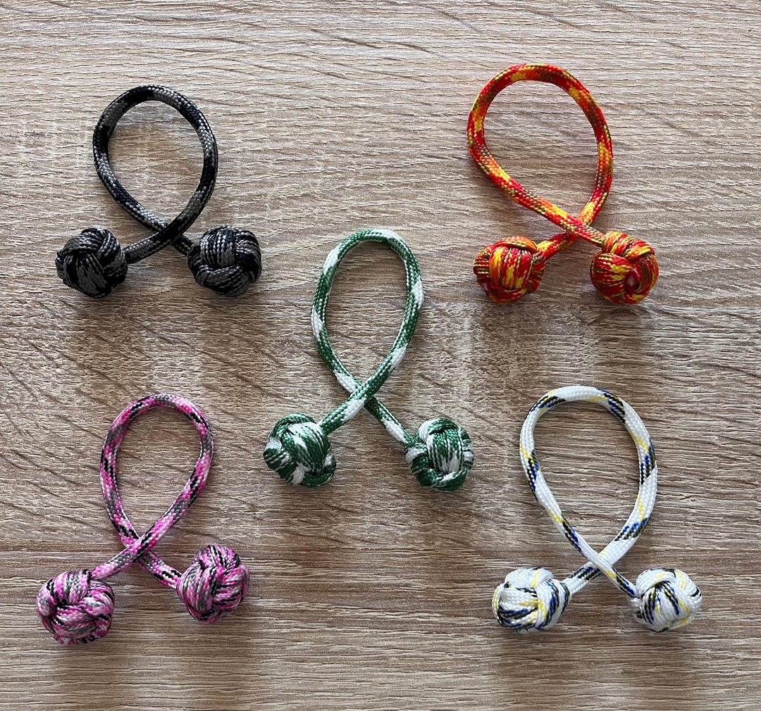 Paracord Begleri With Monkey Fist Knots - Handmade Anti-stress and ...