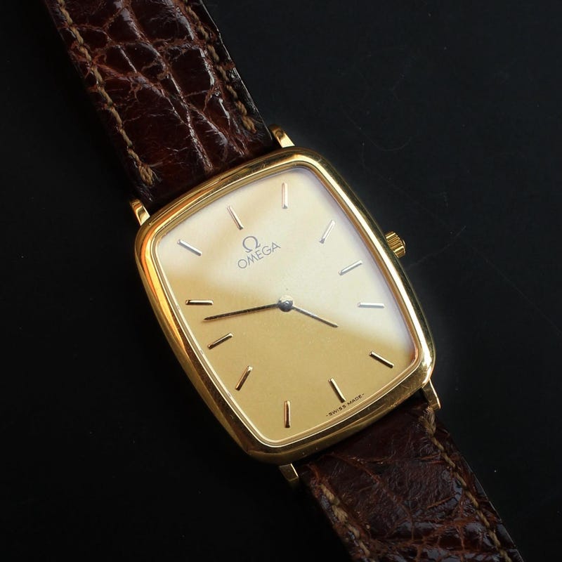 "omega" Tank Watch - Etsy