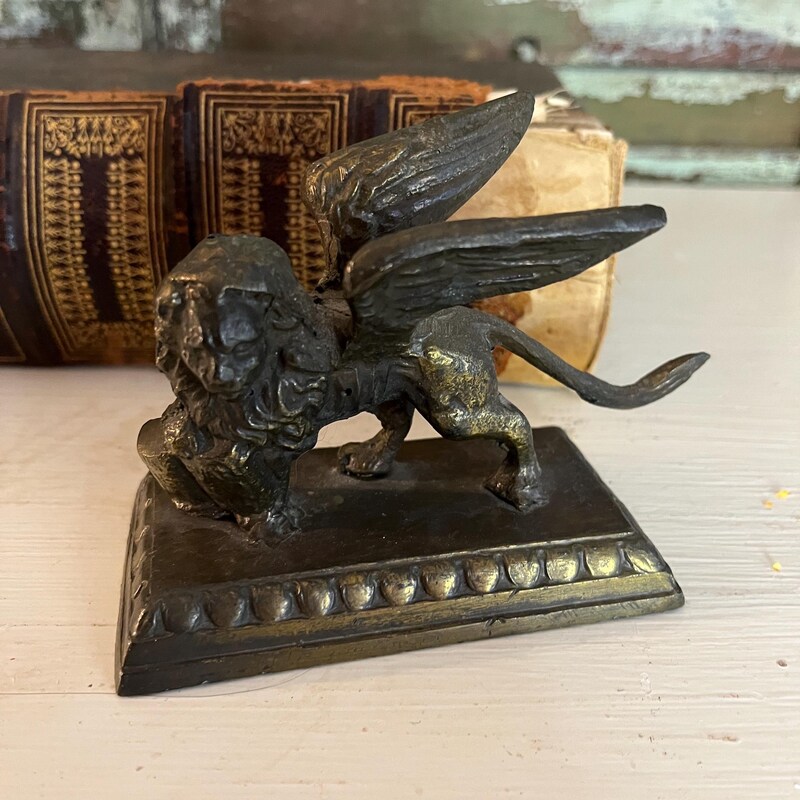 Winged Lion - Etsy
