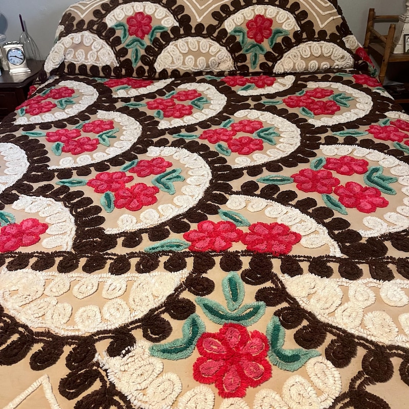 Chenille Bedspread - Etsy