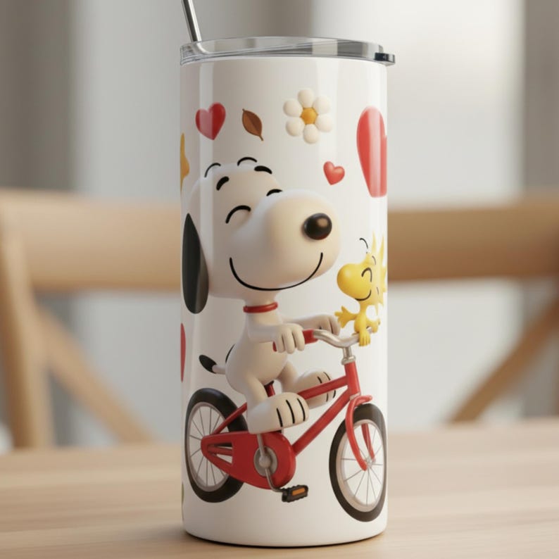 Snoopy Tumbler Wrap, Charlie Brown Peanuts, 20oz Sublimation (digital ...