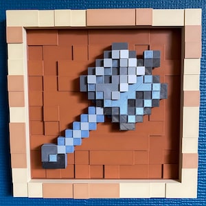 Minecraft Item Frame Magnetic, Mace, Minecraft Decoration, Gamer Gift ...
