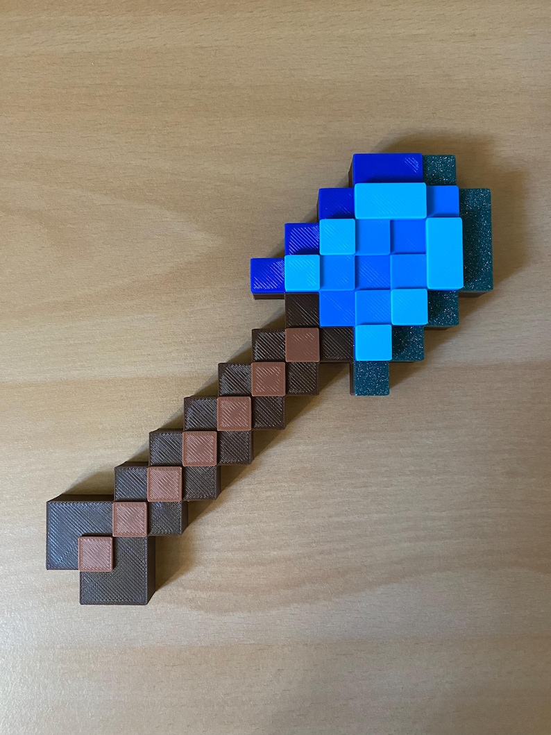 Magnetic Item Frame, Diamond Shovel, Pixel Art, Gamer Gift, Decoration ...
