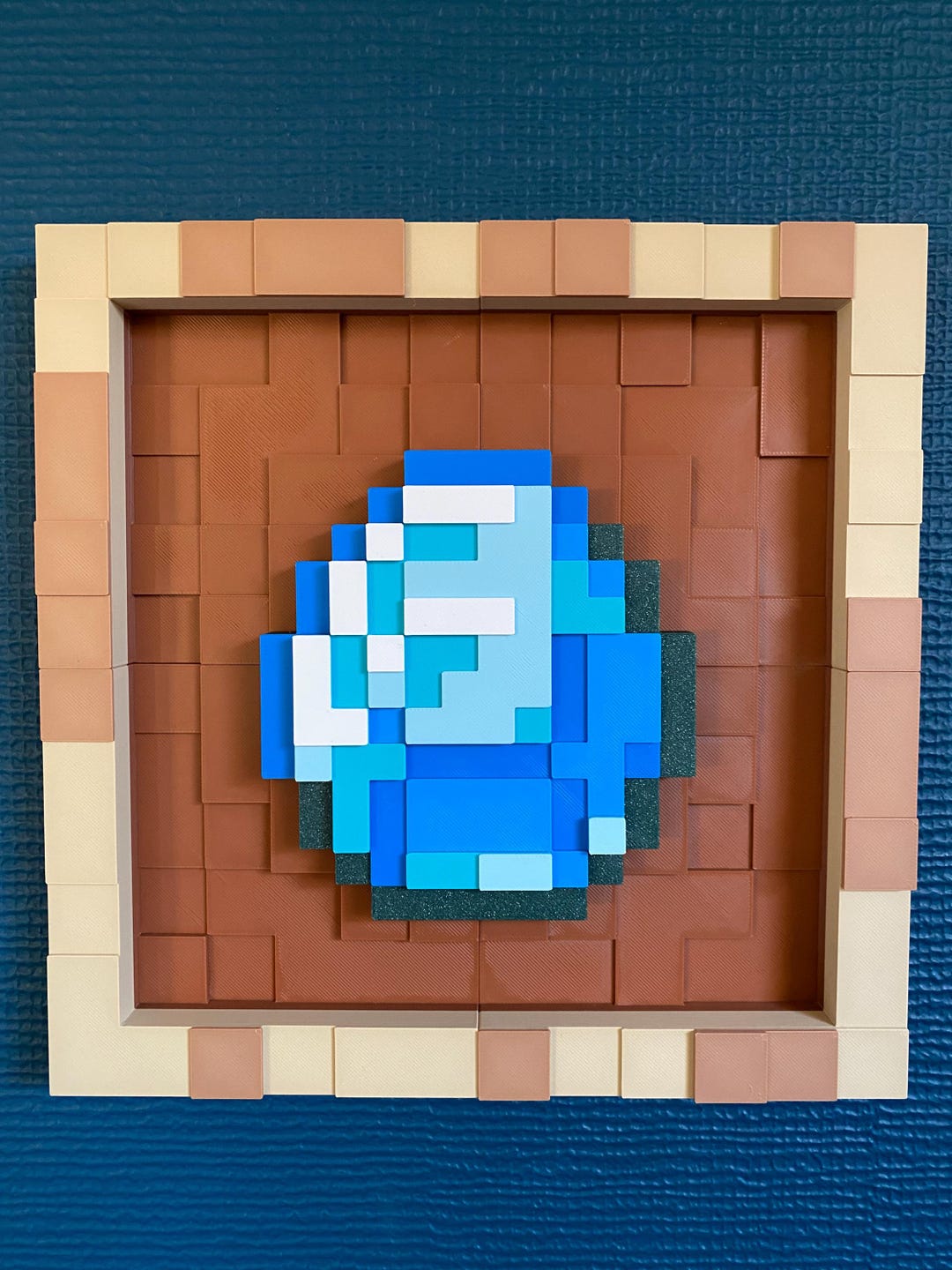 Minecraft Item Frame Magnetic, Diamond, Minecraft Decoration, Gamer ...