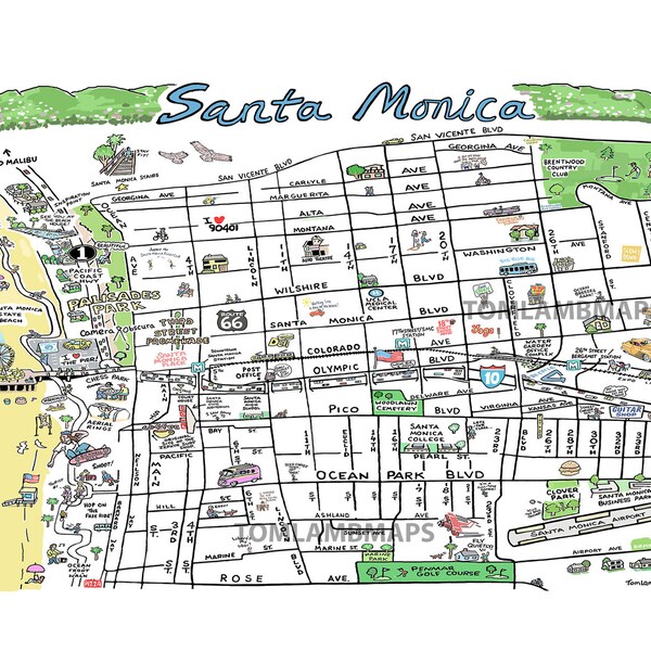 Santa Monica Ca - Etsy