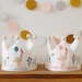 Custom Hand Embroidered Linen Crown With Cute Goose, Baby Birthday ...