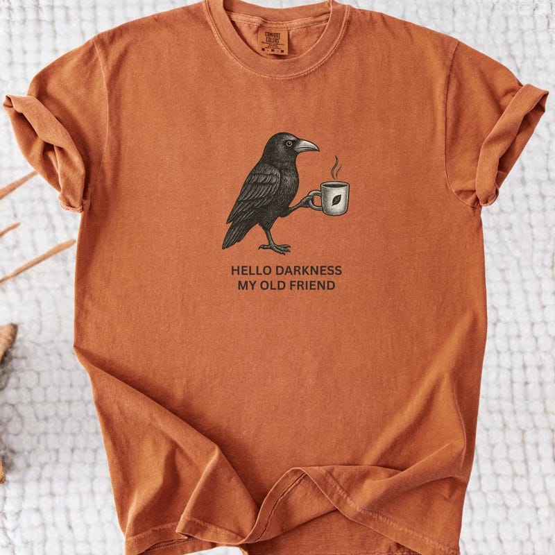 Hello Darkness My Old Friend Shirt - Etsy