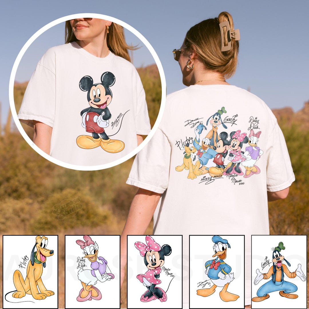 Comfort Colors® Retro Disney Trip Shirt, Mickey and Friends Shirts ...