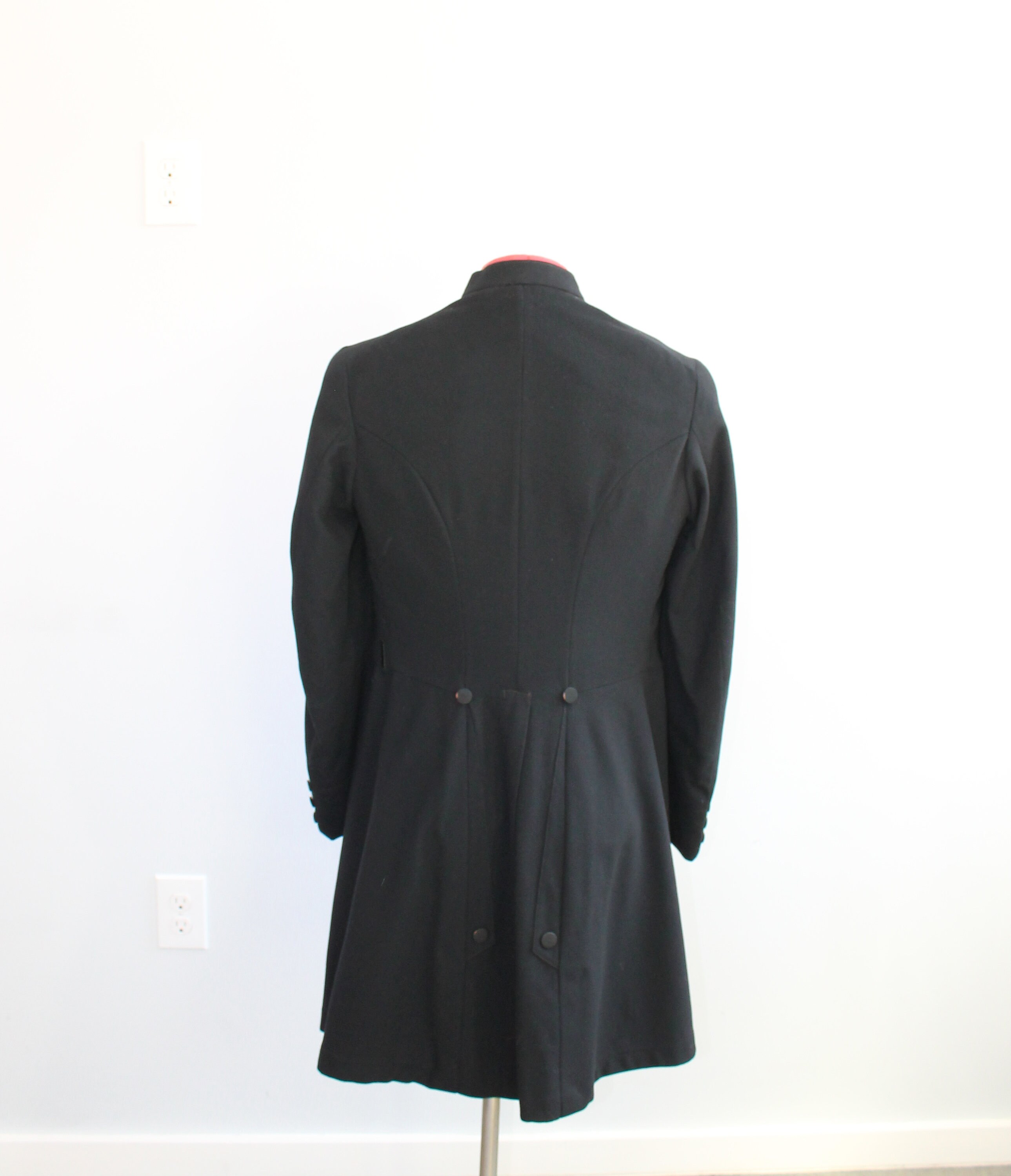 Antique Wool Cashmere Masonic Knights Templar Order Ceremonial Frock ...