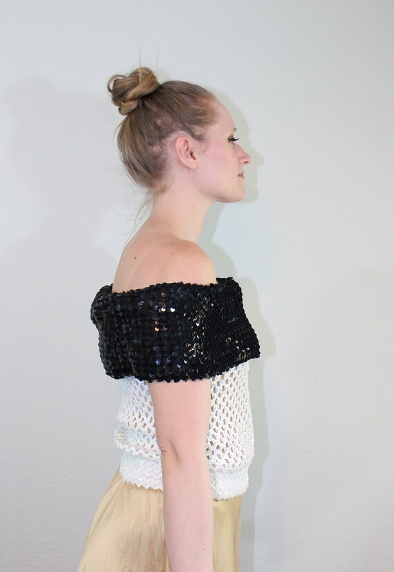 1970s Harry Acton Party Collectibles Sequin Disco Blo… - Gem