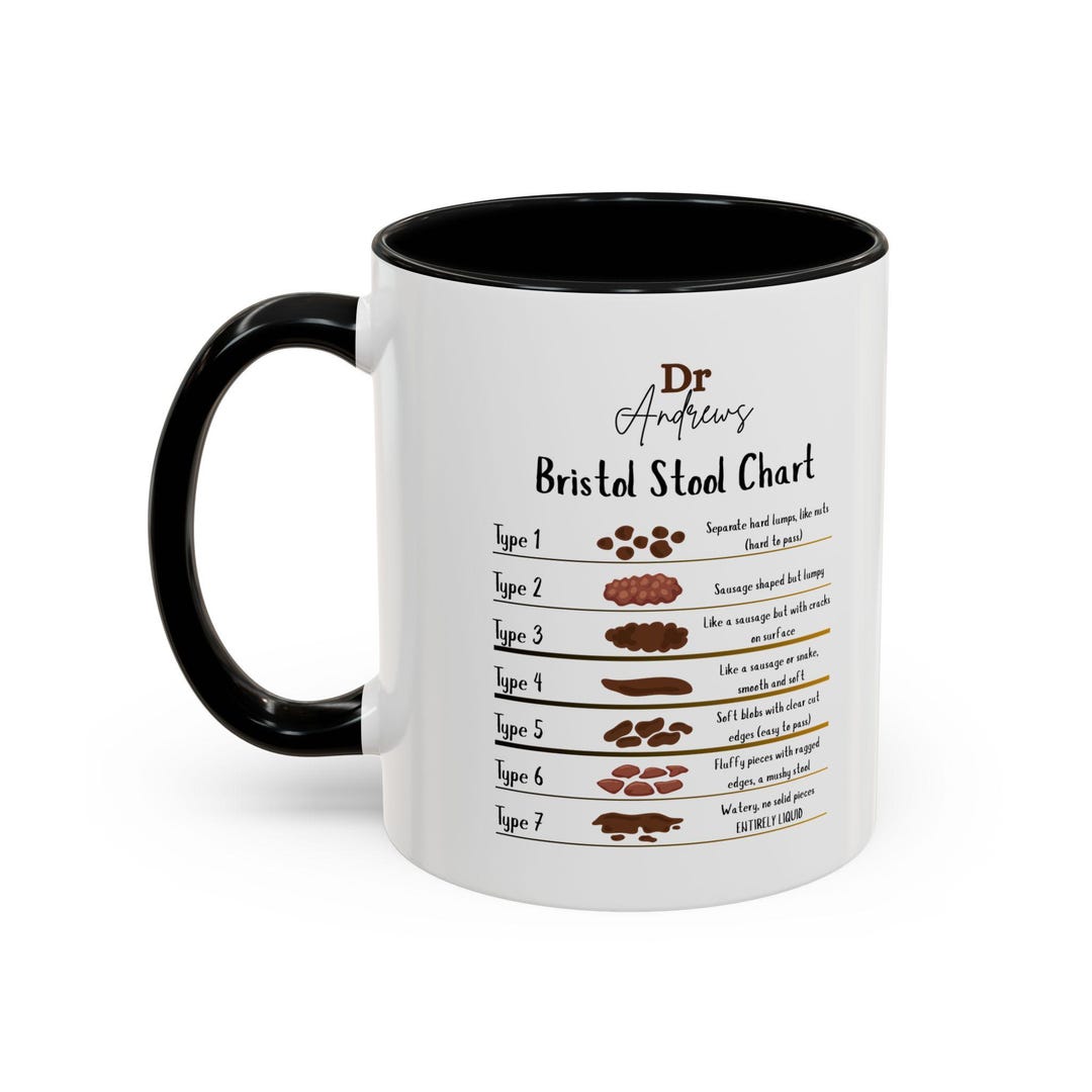 Medical Staff Funny Bristol Stool Chart Coffee Mug, Doctor Nurse ...