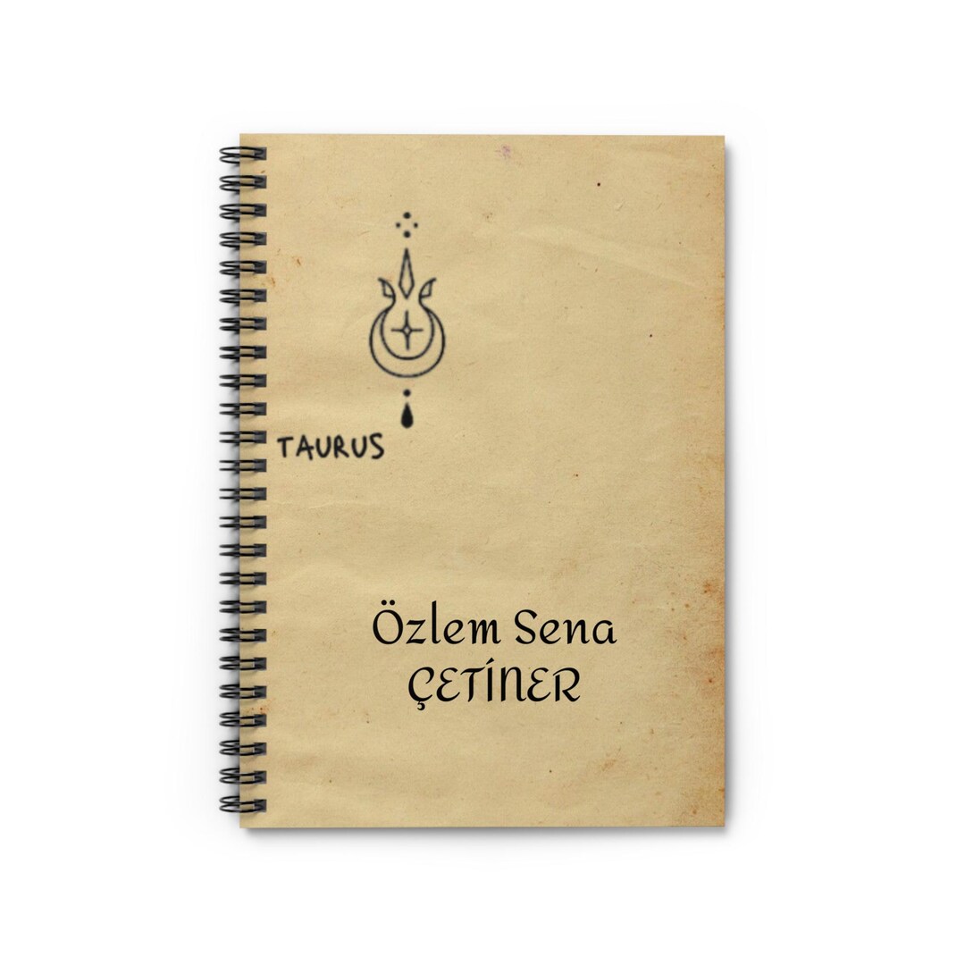 Personalized Taurus Spiral Notebook - Perfect for Astrology Lovers ...