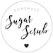 Sugar Scrub Labels - Homemade Sugar Scrub Stickers - Black Business ...