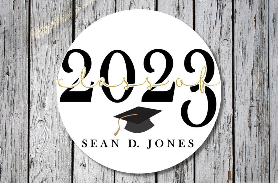 Graduation Stickers - Custom Graduation Stickers - High School or ...