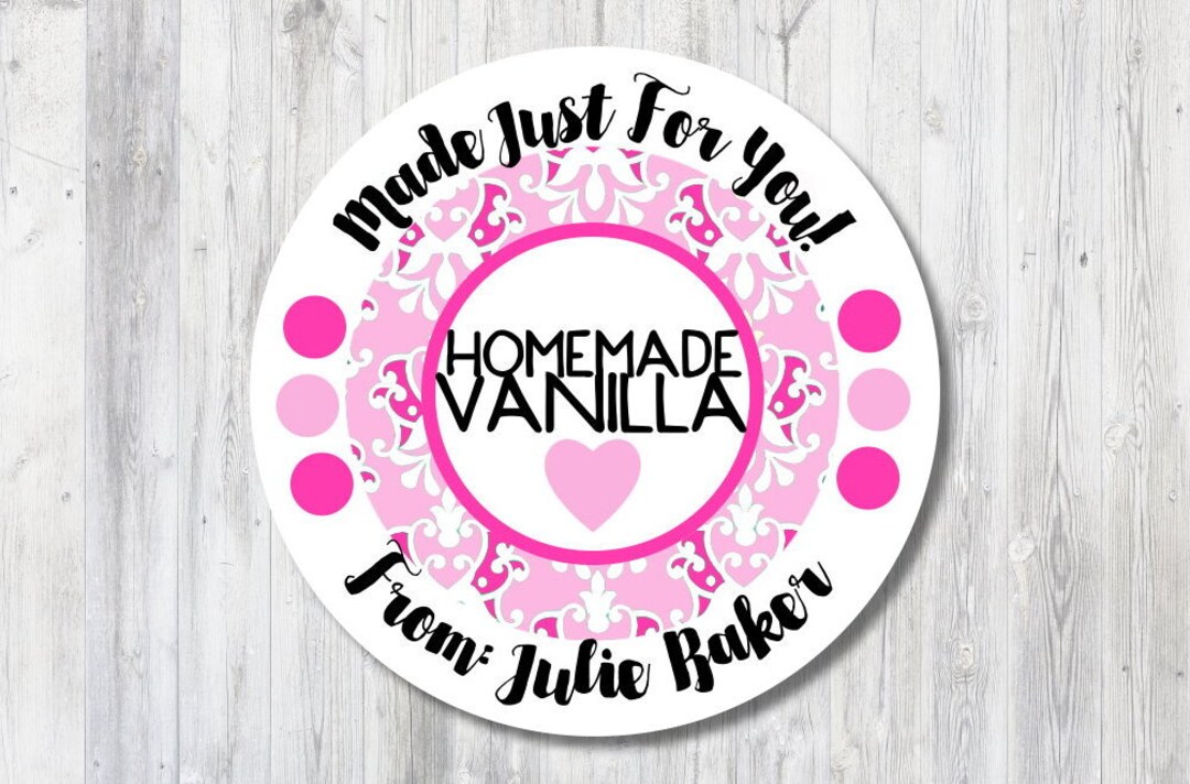 Vanilla Stickers - Made for You Stickers - Gift Stickers - Heart Gift ...