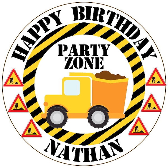 Construction Crew Labels Personalized Construction Construction ...