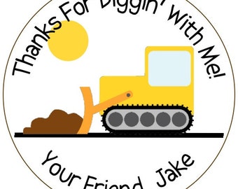 Construction Birthday Stickers, Loads of Fun Stickers, Construction ...