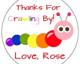 Caterpillar labels | Etsy