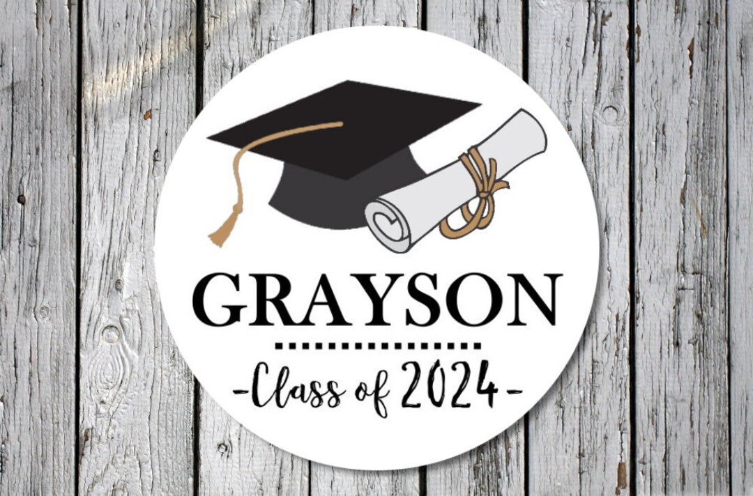 Graduation Stickers - Custom Graduation Stickers - High School or ...