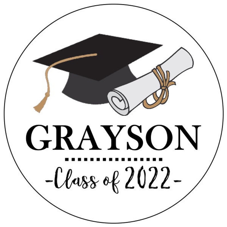 Graduation Stickers Custom Graduation Stickers High School - Etsy