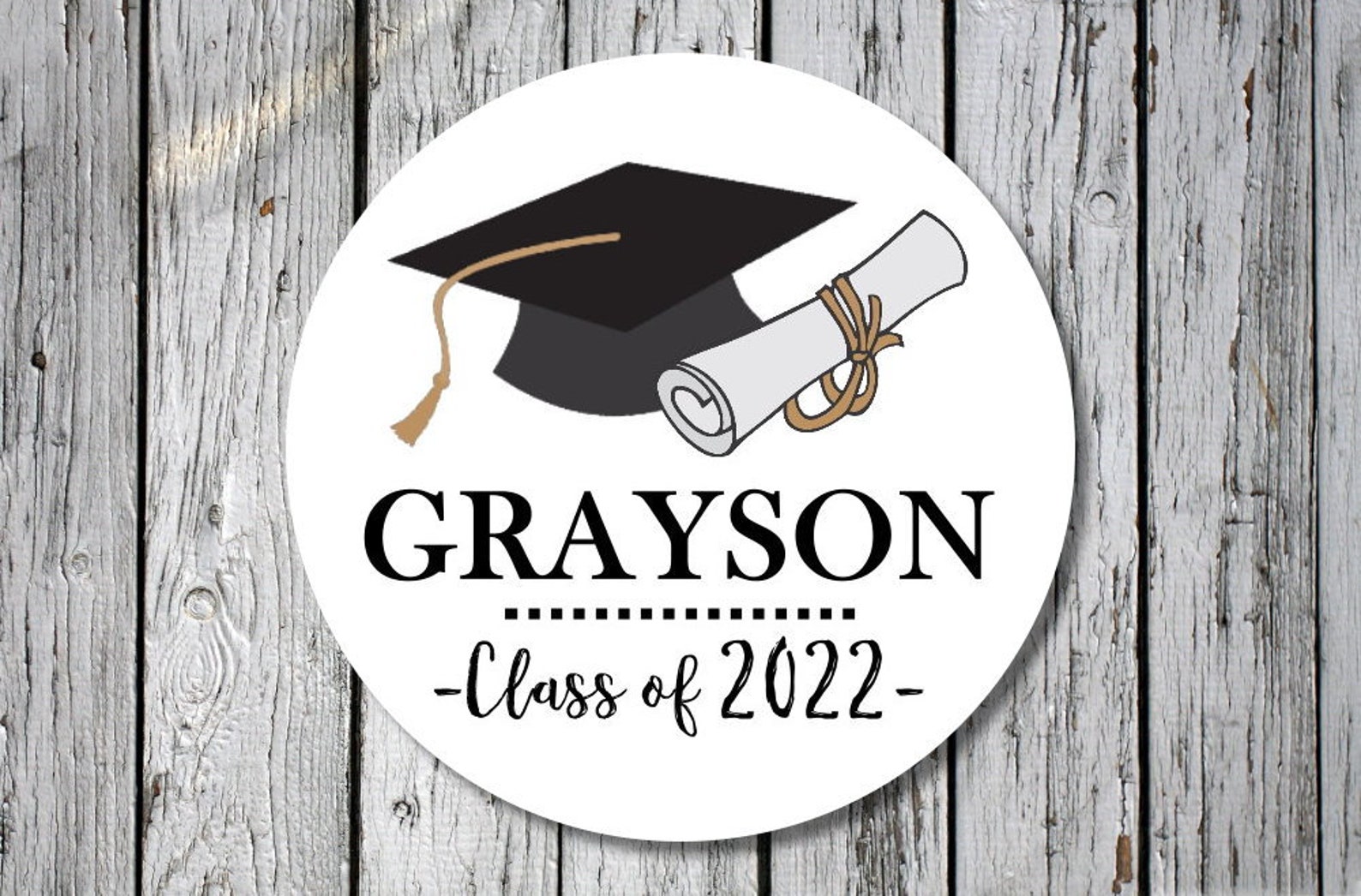 Graduation Stickers Custom Graduation Stickers High School - Etsy