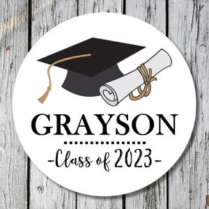 Graduation Stickers Custom Graduation Stickers High School - Etsy