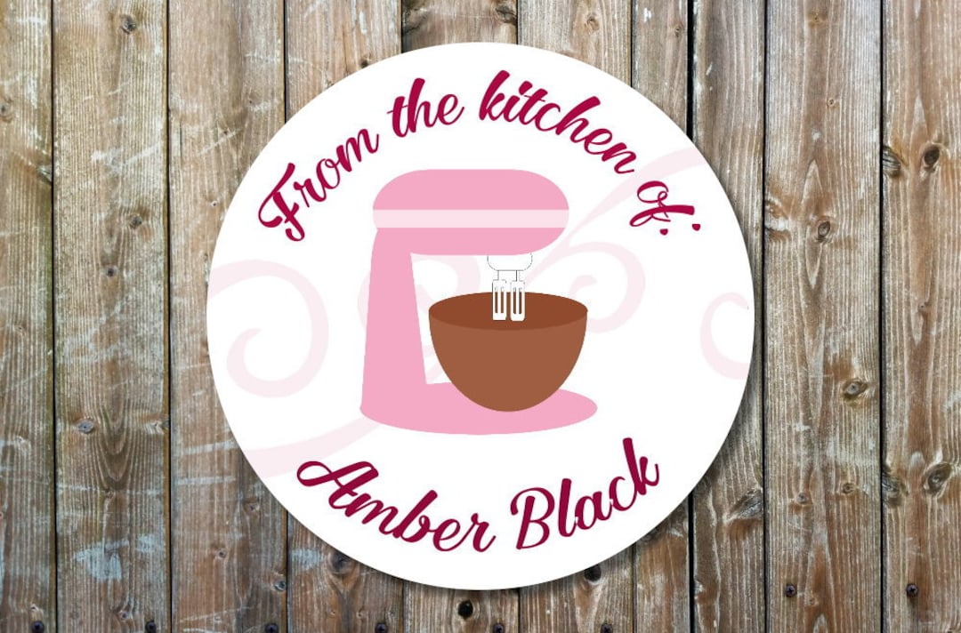 Kitchen Cooking Stickers - From the Kitchen of Labels - Custom Cooking ...