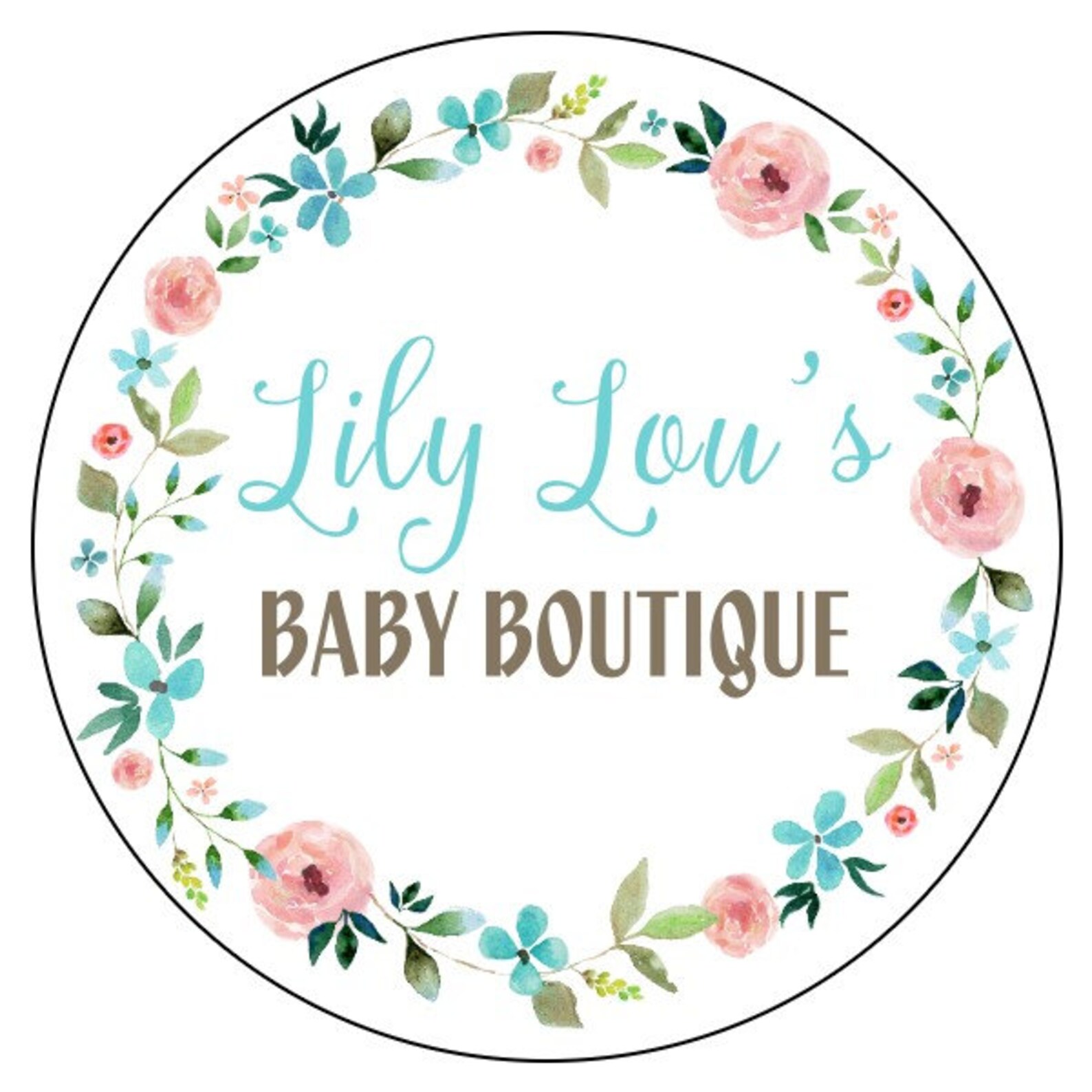 Floral Business Stickers Custom Business Labels Floral - Etsy
