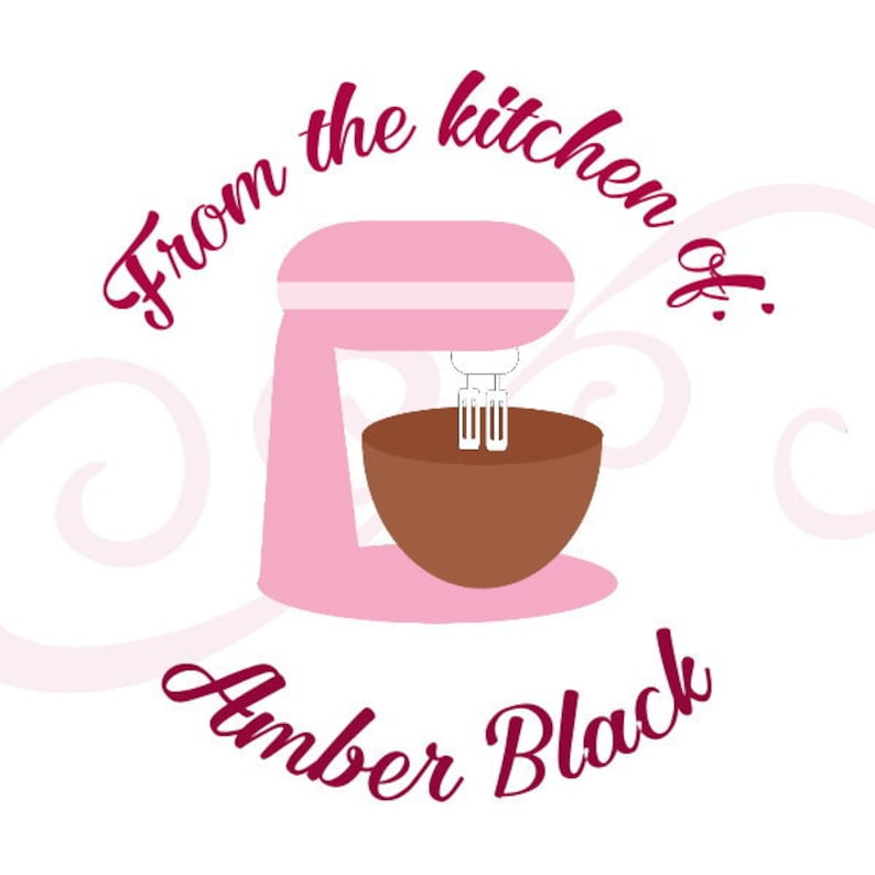 Kitchen Cooking Stickers - From the Kitchen of Labels - Custom Cooking ...