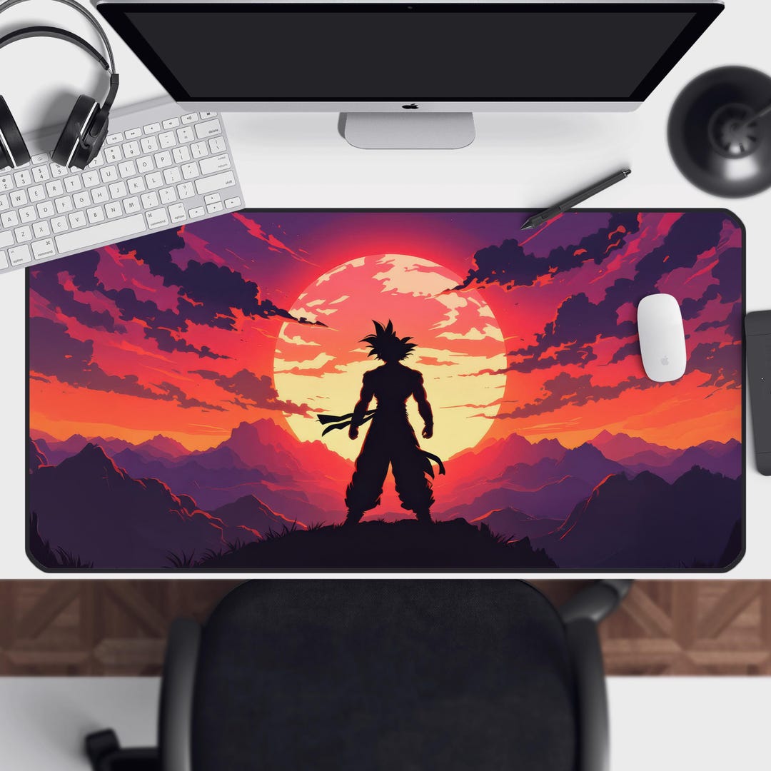 Dragon Ball Z Mouse Pad – Goku Desk Mat, Custom Desk Pad for PC, Gaming ...