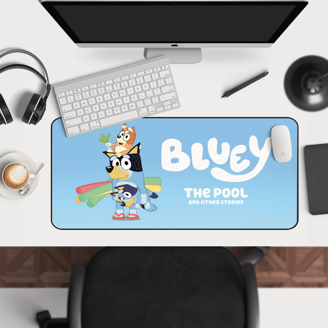Bluey Mousepad | Desk Pad | Playmat | Custom Mouse Pad | Desk ...