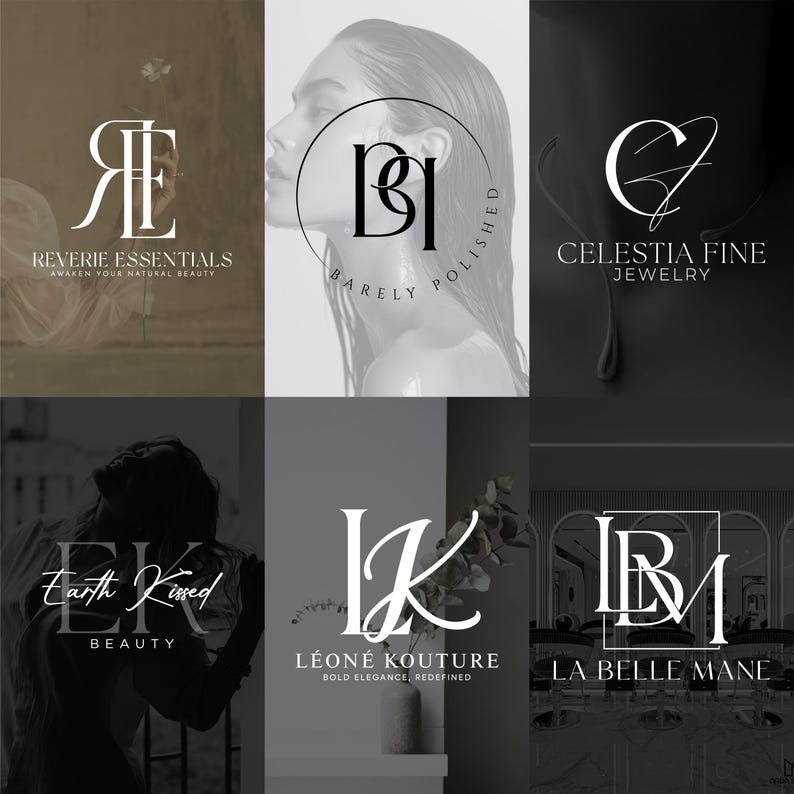 Custom Logo Design | Luxury Minimalist Initial Logo | Custom Monogram ...
