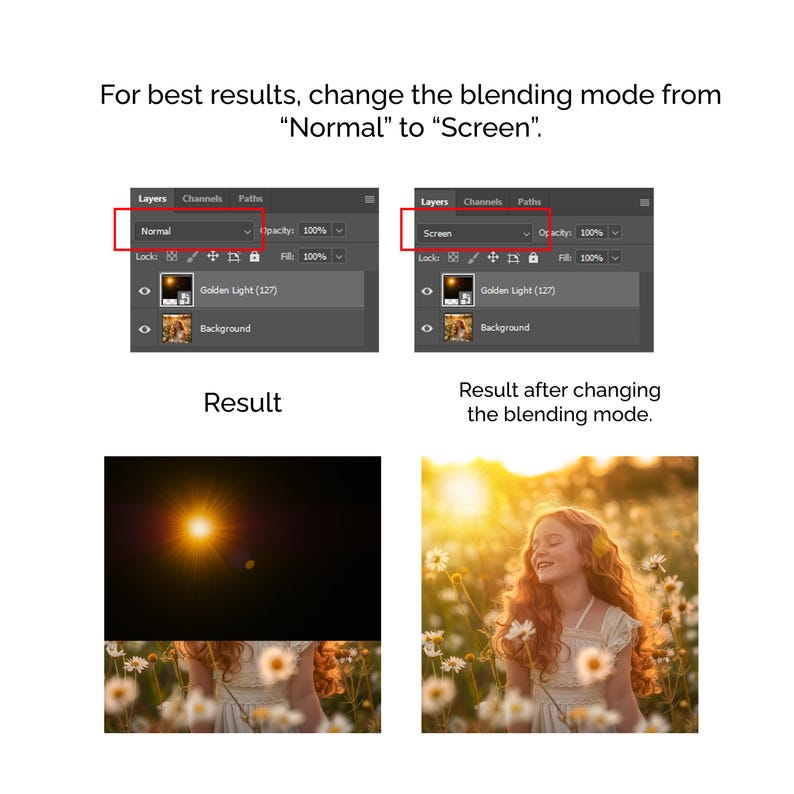 128 REALISTIC SUN Digital Overlays Natural Light Leaks Overlay Sunset ...