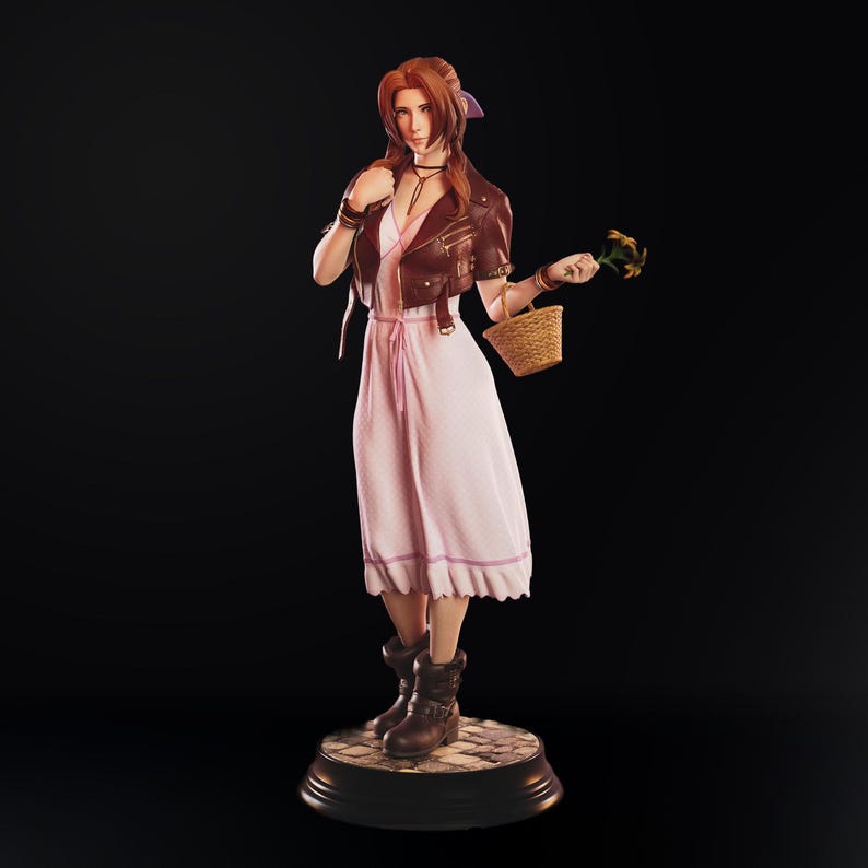 Aerith STL Statue | 1/4 + 1/6 Scales | Pre-support 3D Print Model - Etsy