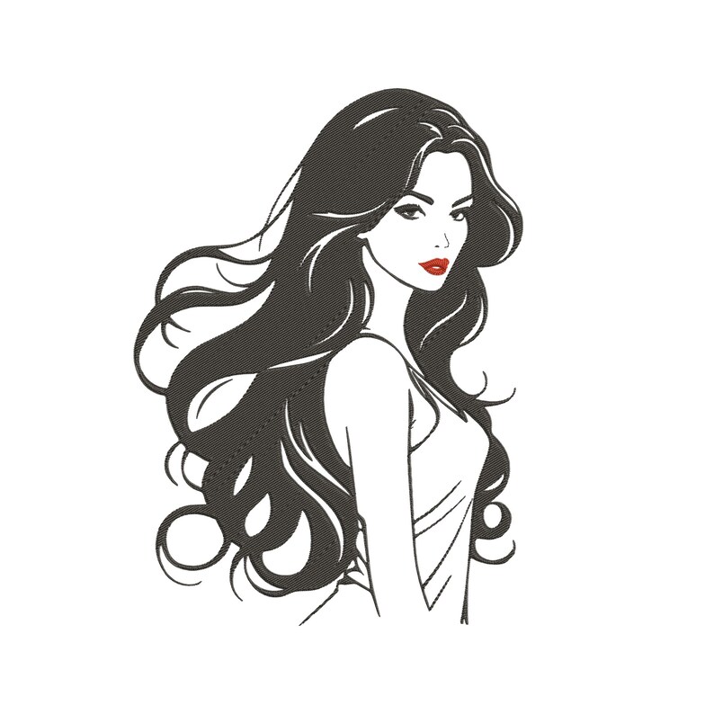 Hairdresser Embroidery Design Kit, 10 Hair Stylist Machine Embroidery ...