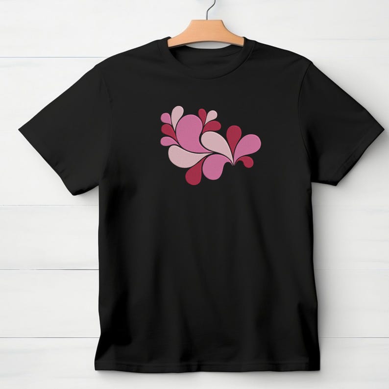 Floral Embroidery Design, Artistic Element From Leaves Machine ...
