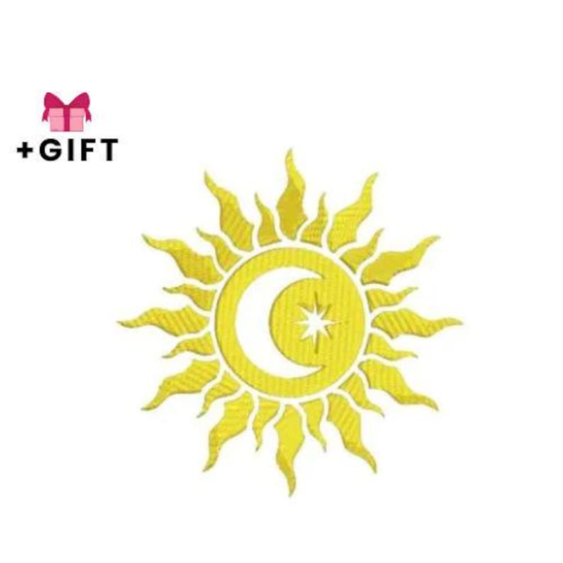 Boho Embroidery Design, Mystical Sun Machine Embroidery Design ...