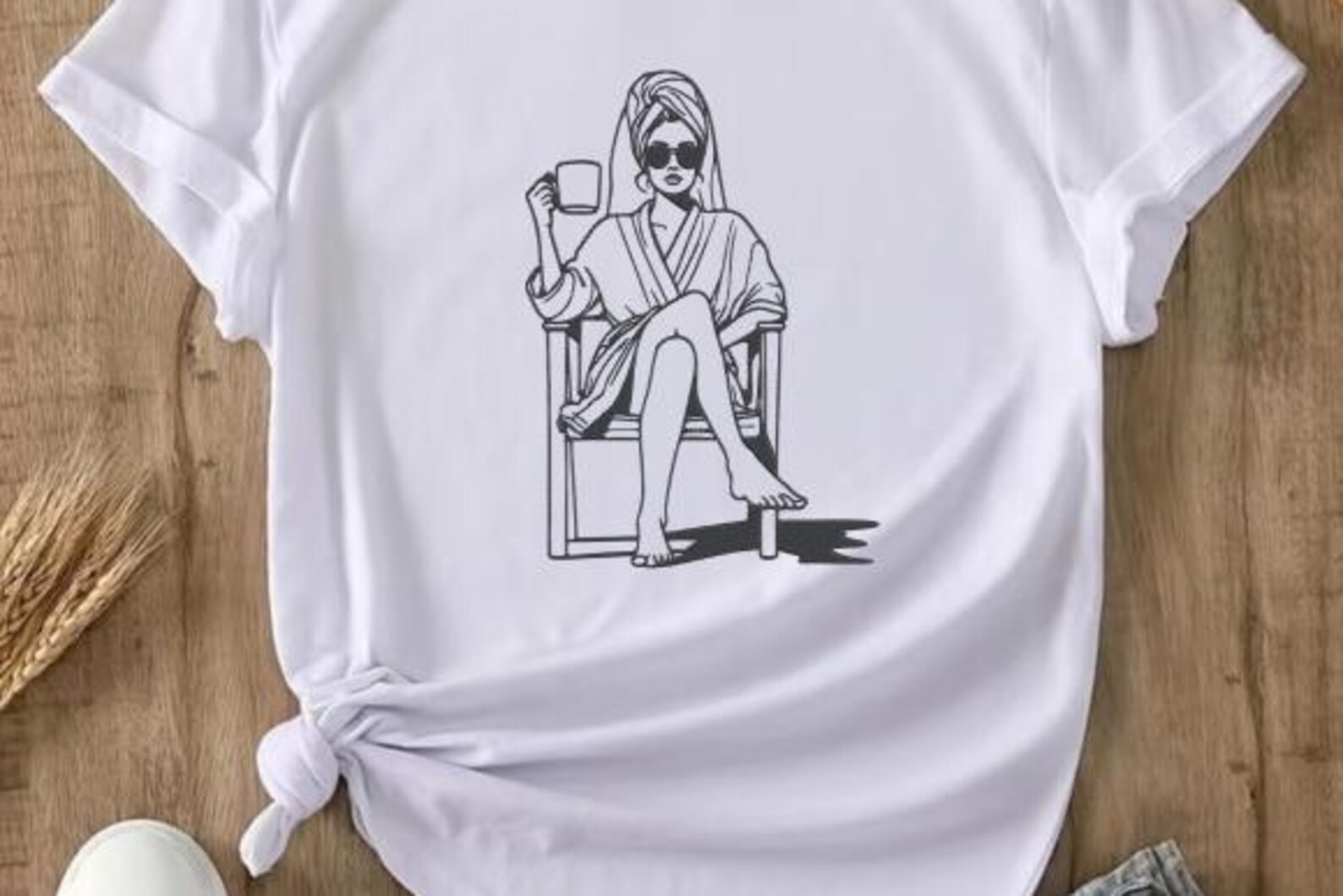 Spa Woman Embroidery Design, Linear Relax Lady Machine Embroidery File ...