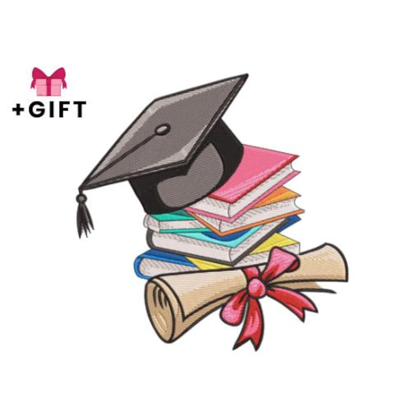 Graduation Cap With Books - Etsy