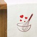 Kitchen Embroidery Design, Baked With Love Machine Embroidery Design ...