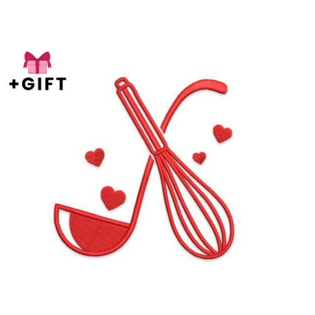 Kitchen Embroidery Design, Kitchen Utensils Machine Embroidery Design ...