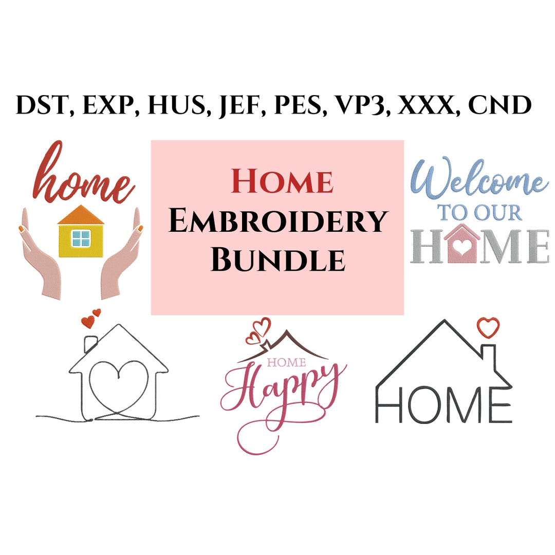 Home Embroidery Design Kite - 5 House Machine Embroidery Designs ...