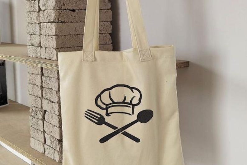 Kitchen Embroidery Design, Chefs Hat Icon Machine Embroidery Design ...