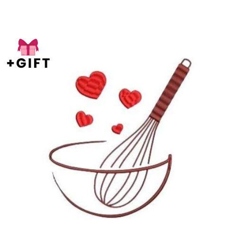Mixing Bowl With Hearts - Etsy