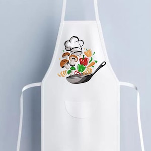 Kitchen Embroidery Design, Chef Hat and Vegetables Machine Embroidery ...