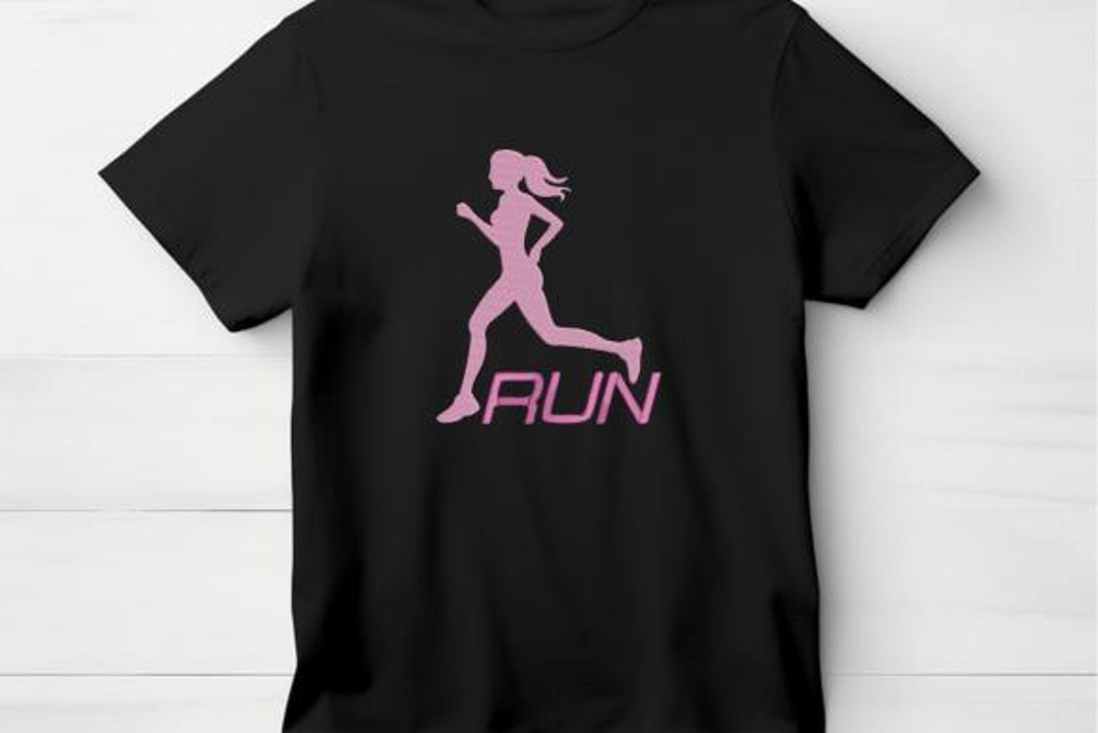 Running Embroidery Design, Run Girl Machine Embroidery File, Instant ...