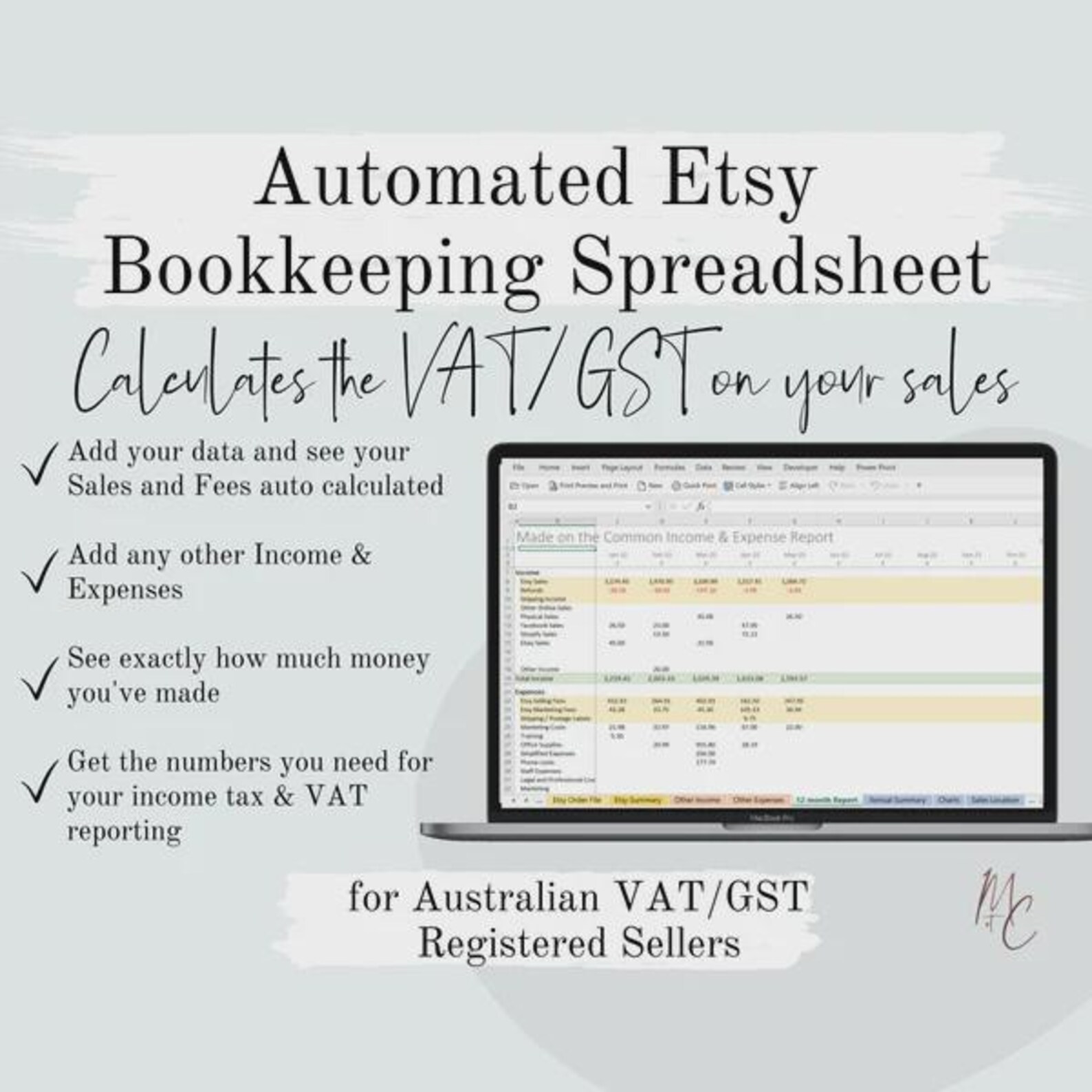 VAT Calculation & Submission Tracker | Excel Template for Small ...